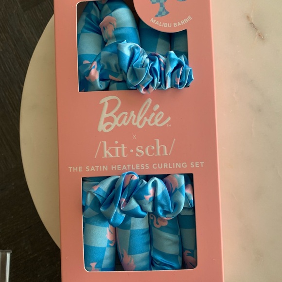 Kitsch | Hair | Barbie X Kitsch Satin Heatless Curling Set | Poshmark